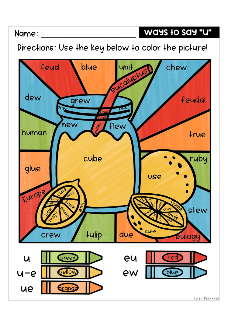 How to Master Long Vowel Sounds (Freebie Inside!) — H & Em Resources