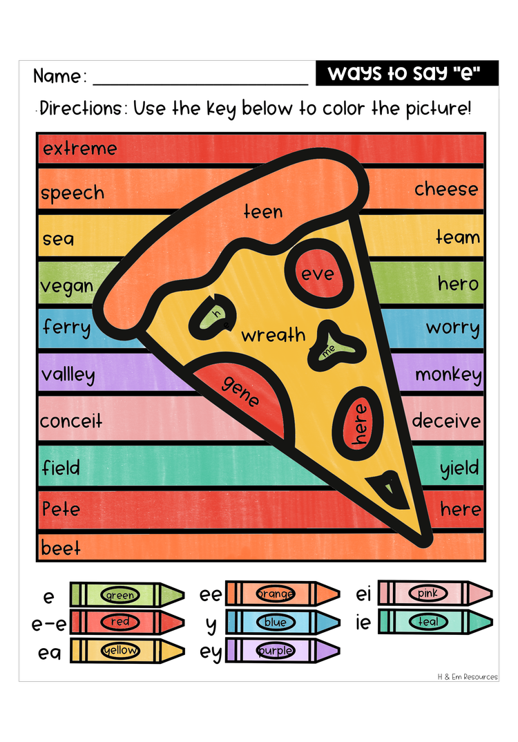 How to Master Long Vowel Sounds (Freebie Inside!) — H & Em Resources