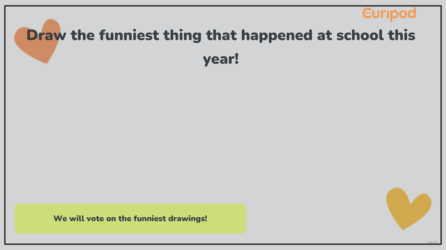 Free End of the Year Curipod Activity — H & Em Resources