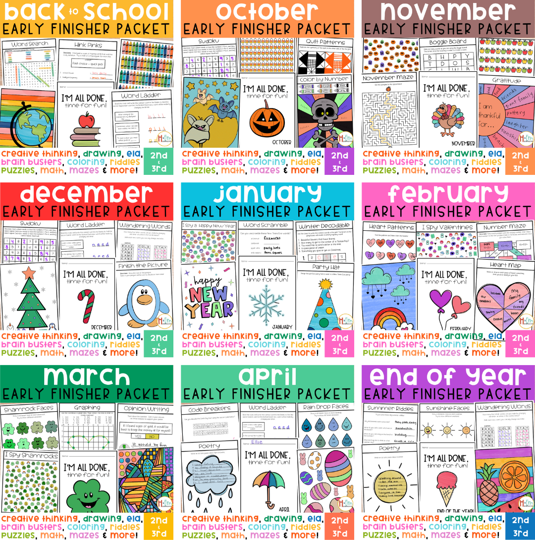 Activity Packets — H & Em Resources