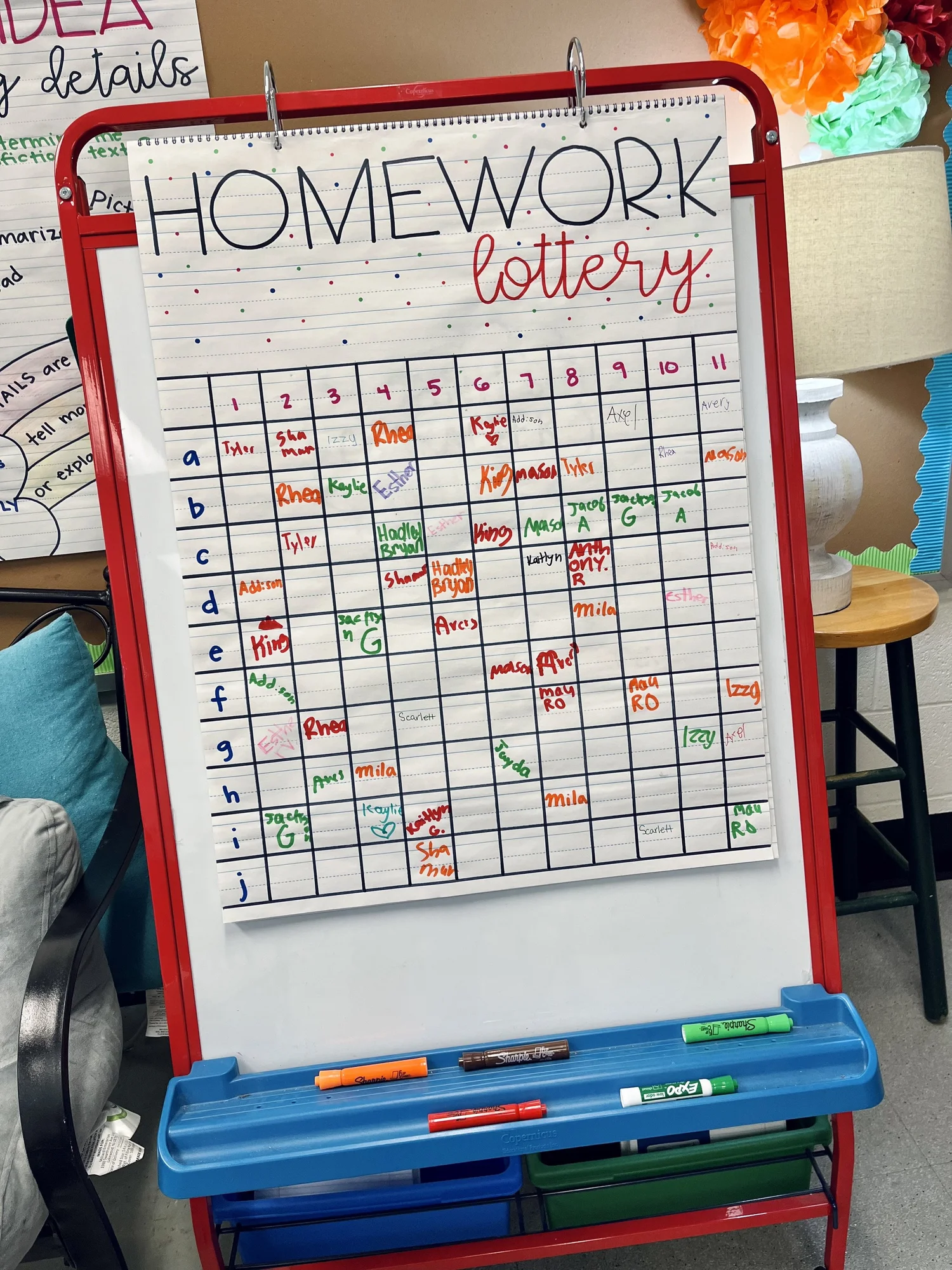 Homework Lottery — H & Em Resources