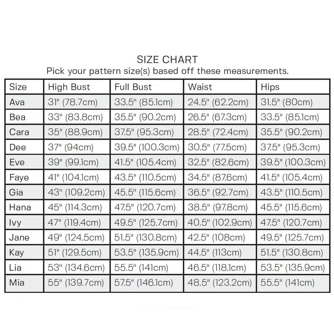 Friday Pattern Company The Sagebrush Top Size XS-4X $38.95 — The Dahlia ...