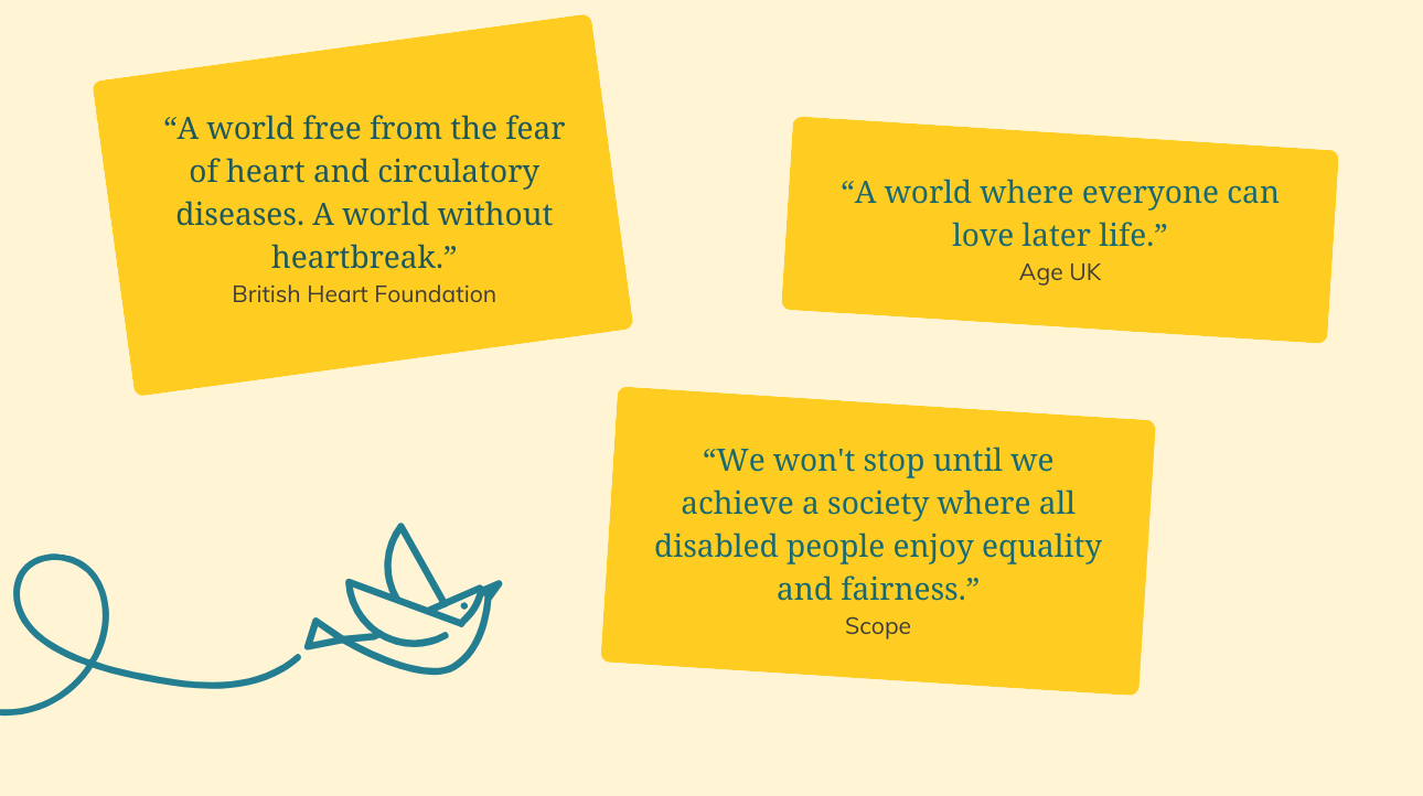 Why your charity vision, mission and values really matter