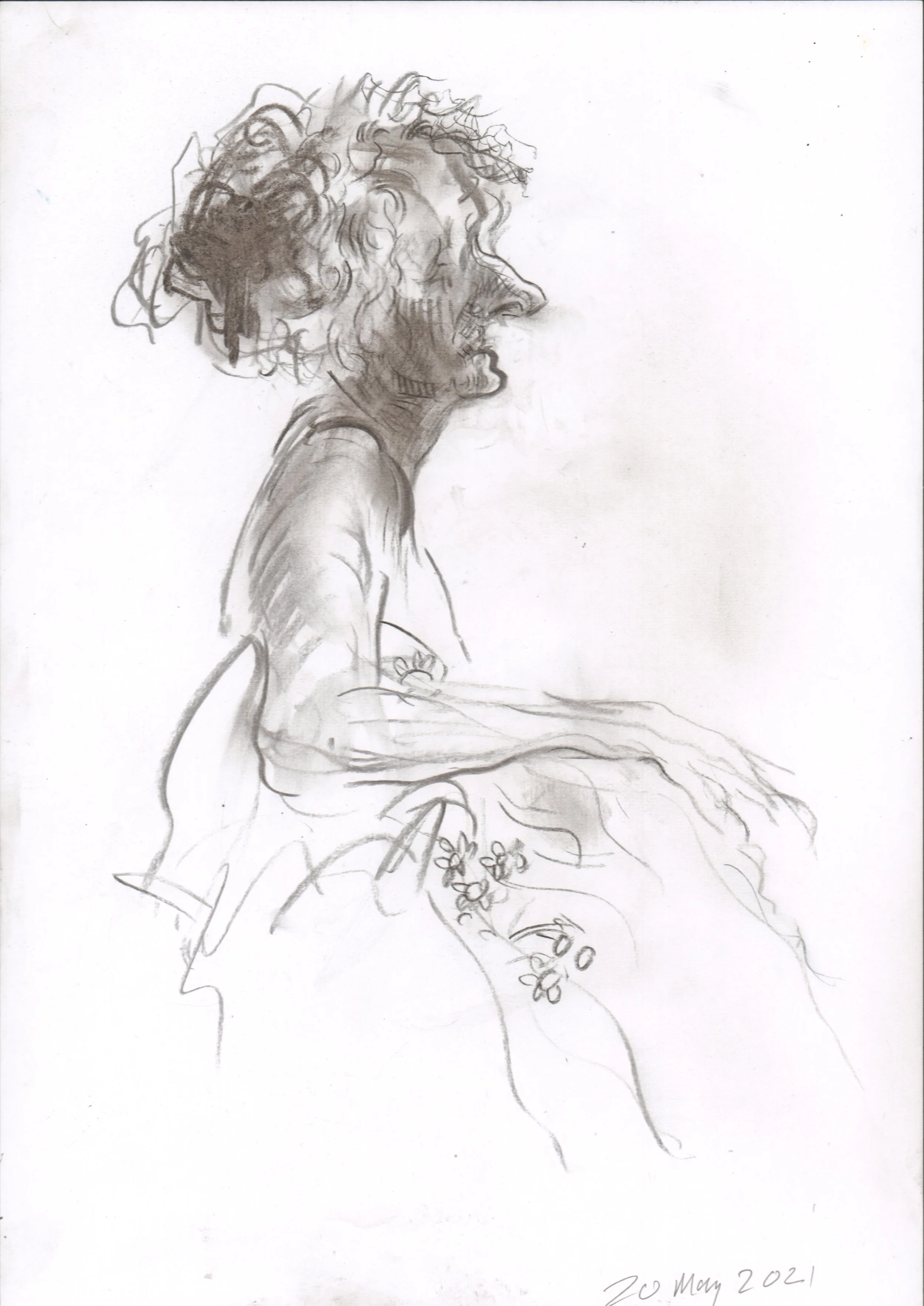 Drawing — Ian Pollock