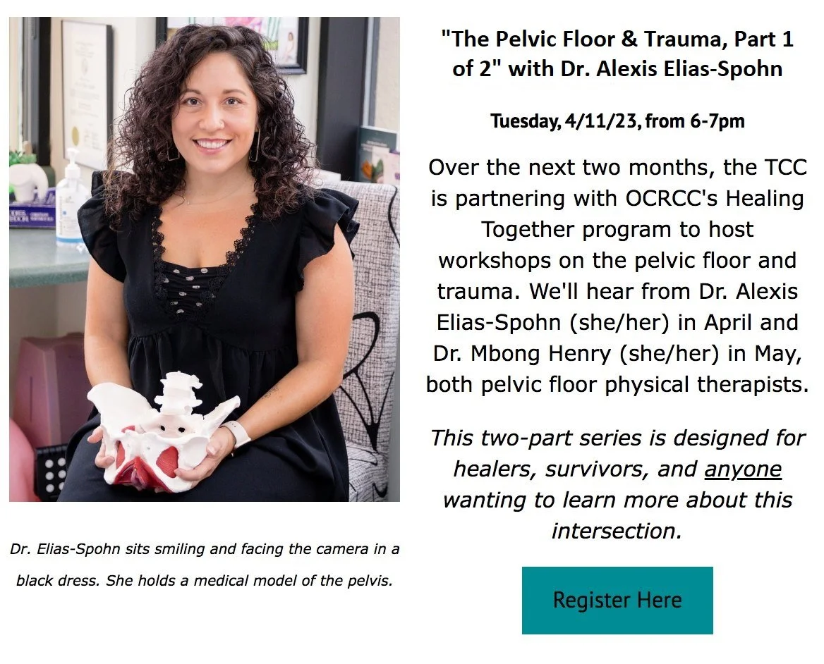 “The Pelvic Floor & Trauma, Part 1 of 2” with Dr. Alexis Elias ...