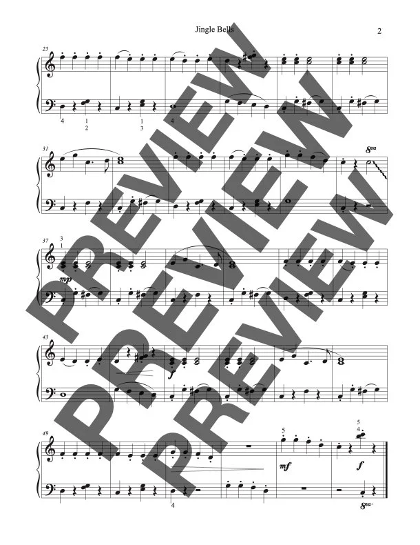 In the Bleak Midwinter, Piano Solo Arrangement for Intermediate — Susan ...