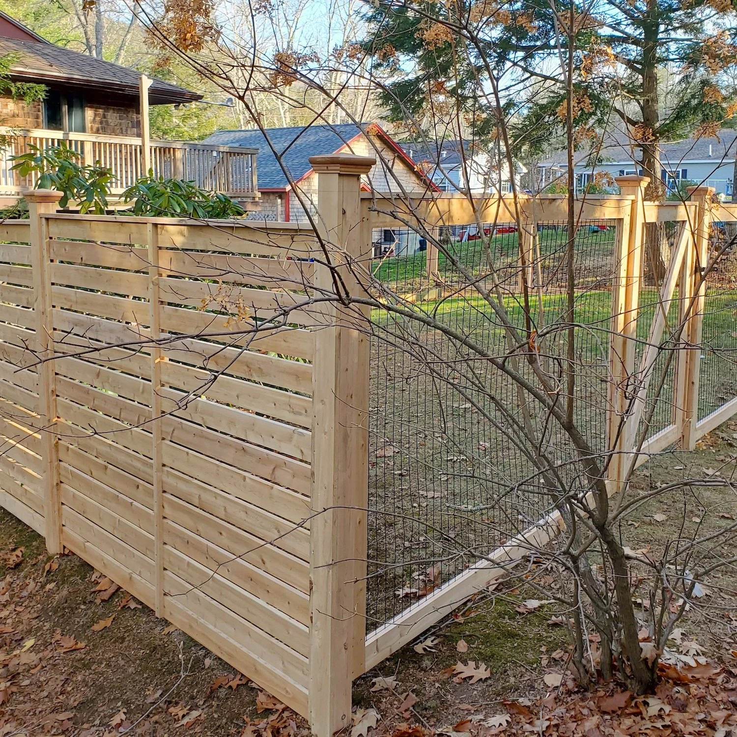wood /wire combinations — Midcoast Fence