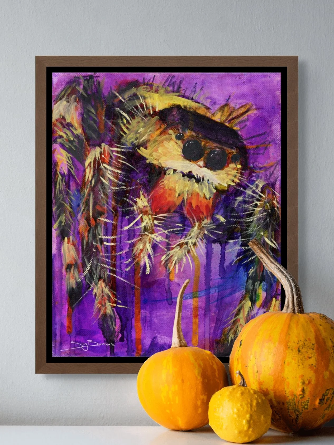 Ecto-Spider | Original Oil Painting — Stig Burrhus: Studio Stig Ecto-Spider | Original Oil Painting — Stig Burrhus: Studio Stig