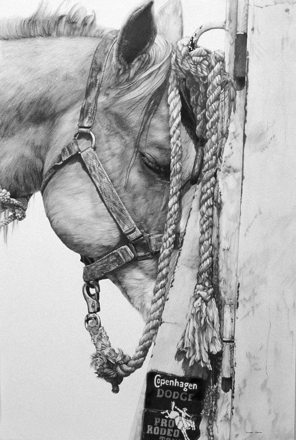 Western Graphite Drawings — Roxanne Martin
