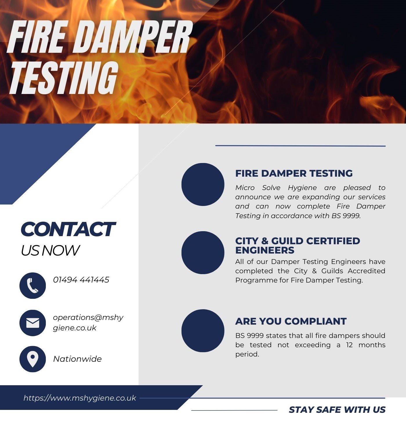 Fire Damper Testing — MSHygiene
