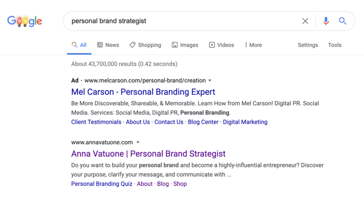 How to Select a Title for Yourself — ANNA VATUONE | Personal Brand ...