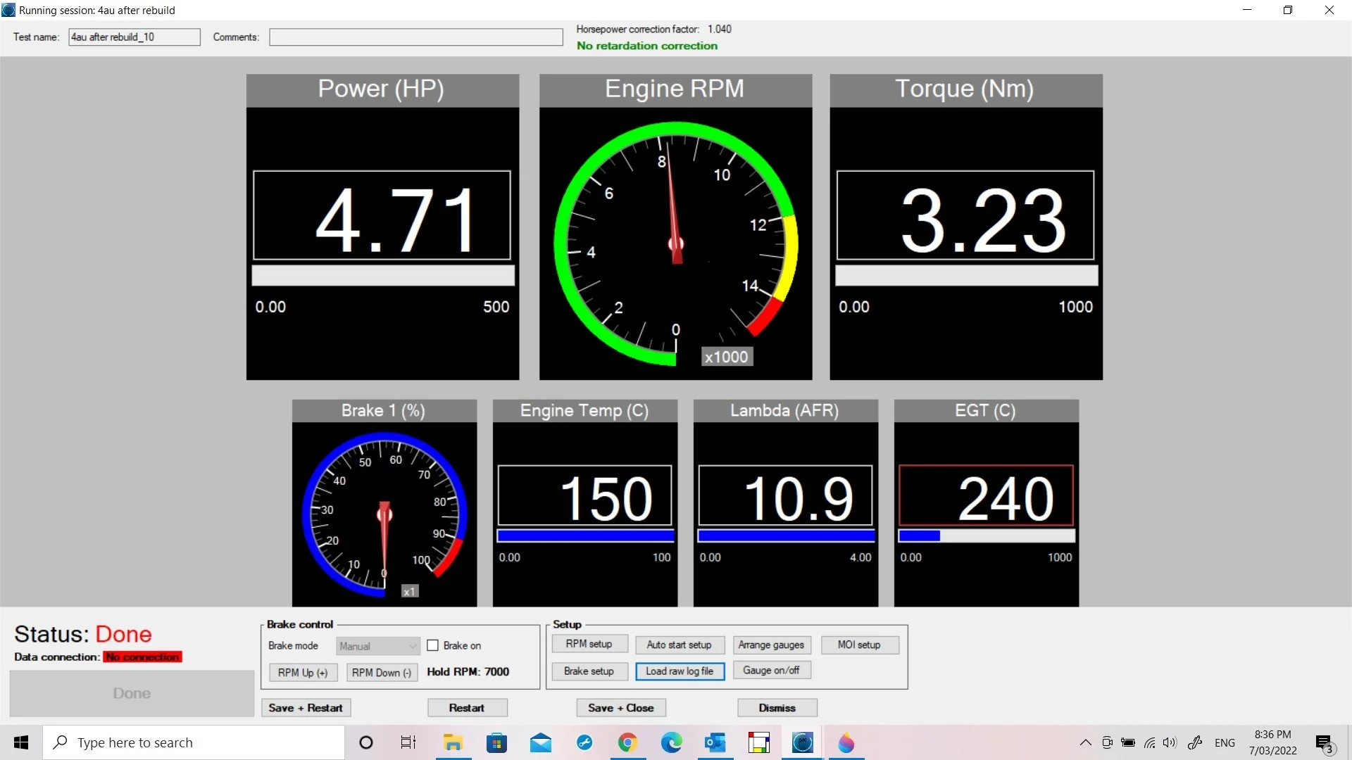 software — Trackmaster Kart Dynos