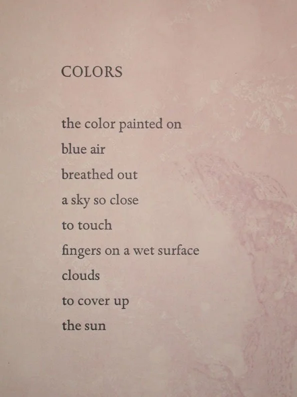 poems — Sarah Plimpton