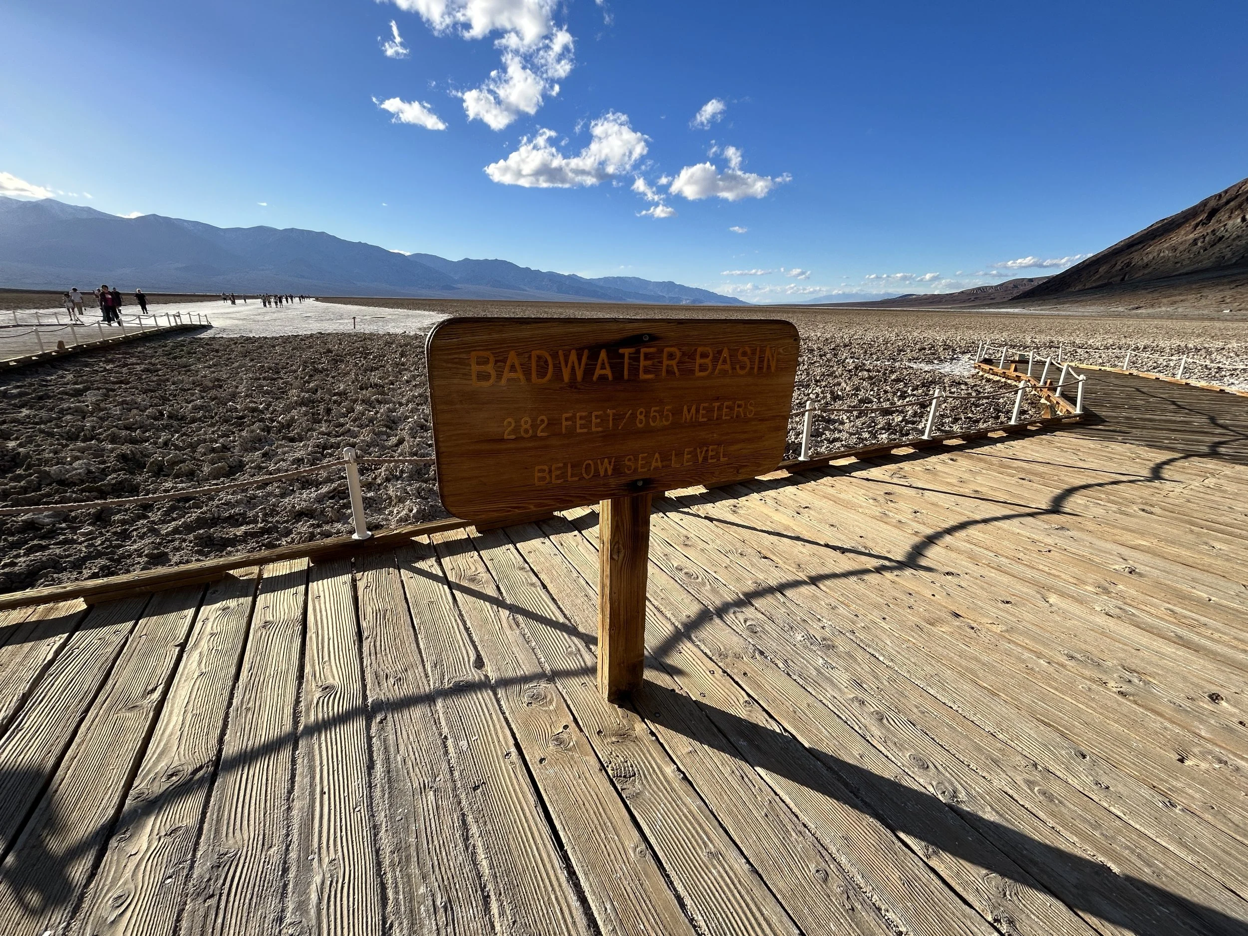 Hiking the Badwater Basin Salt Flats Trail in Death Valley National ...