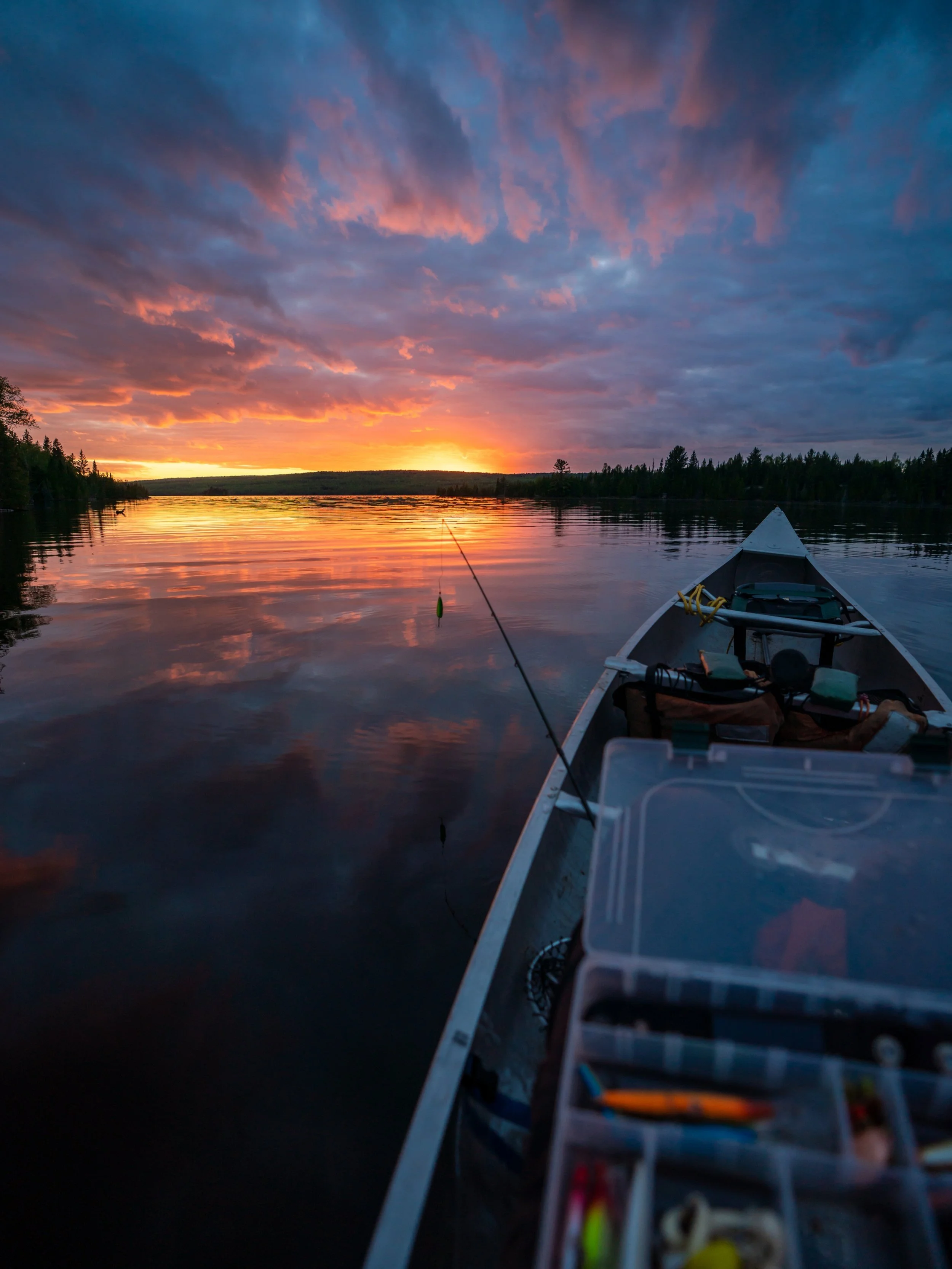 Canoeing the Chain of Lakes in Isle Royale National Park: Portaging ...