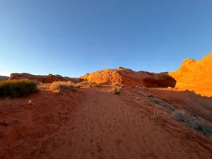 Hiking the Big Lake Sand Cave Trail (Shell Gas Station Cave) in Page ...