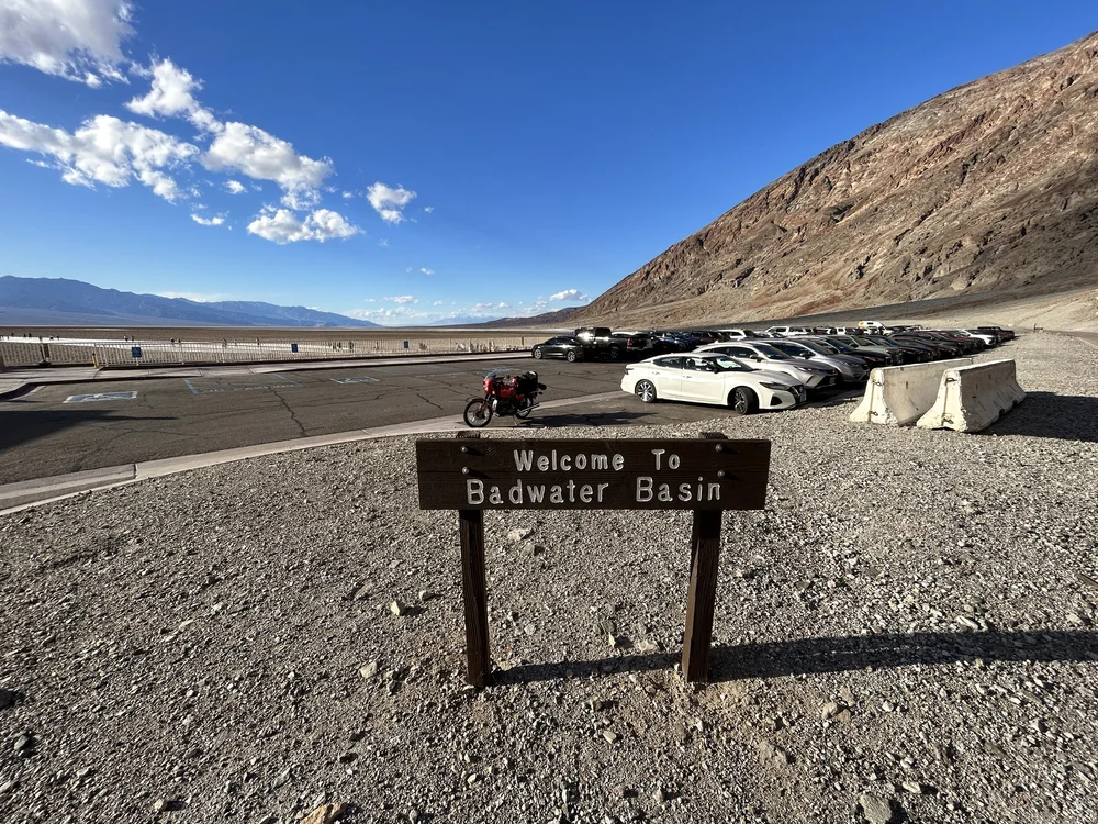 Hiking the Badwater Basin Salt Flats Trail in Death Valley National ...