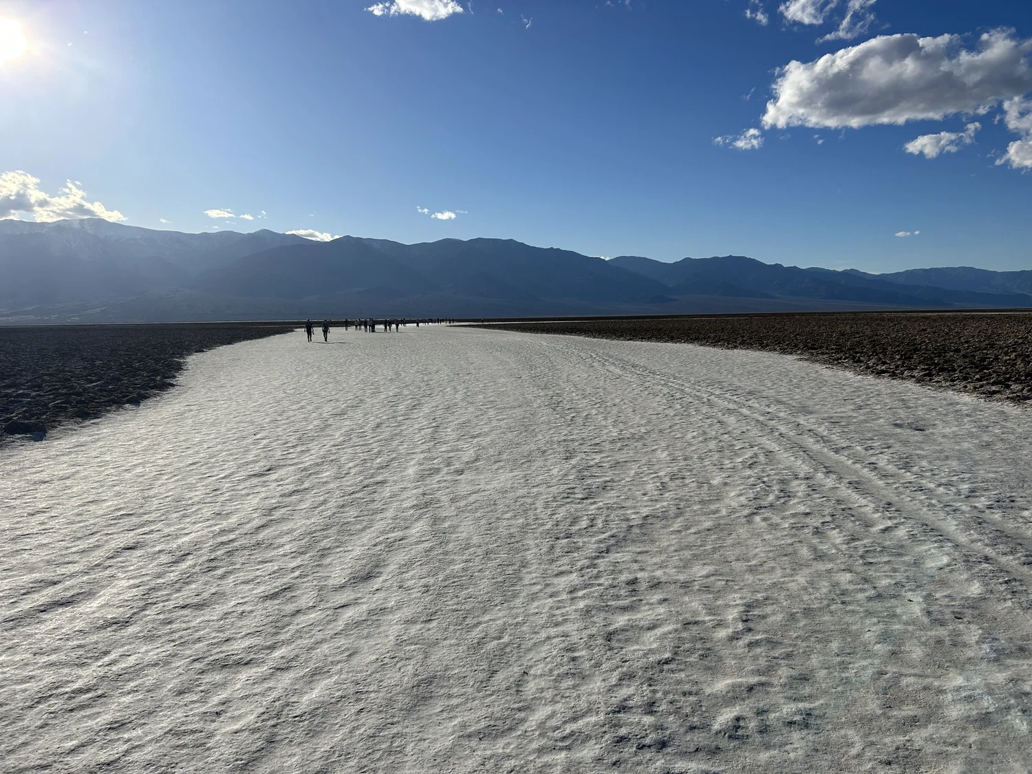 Hiking the Badwater Basin Salt Flats Trail in Death Valley National ...