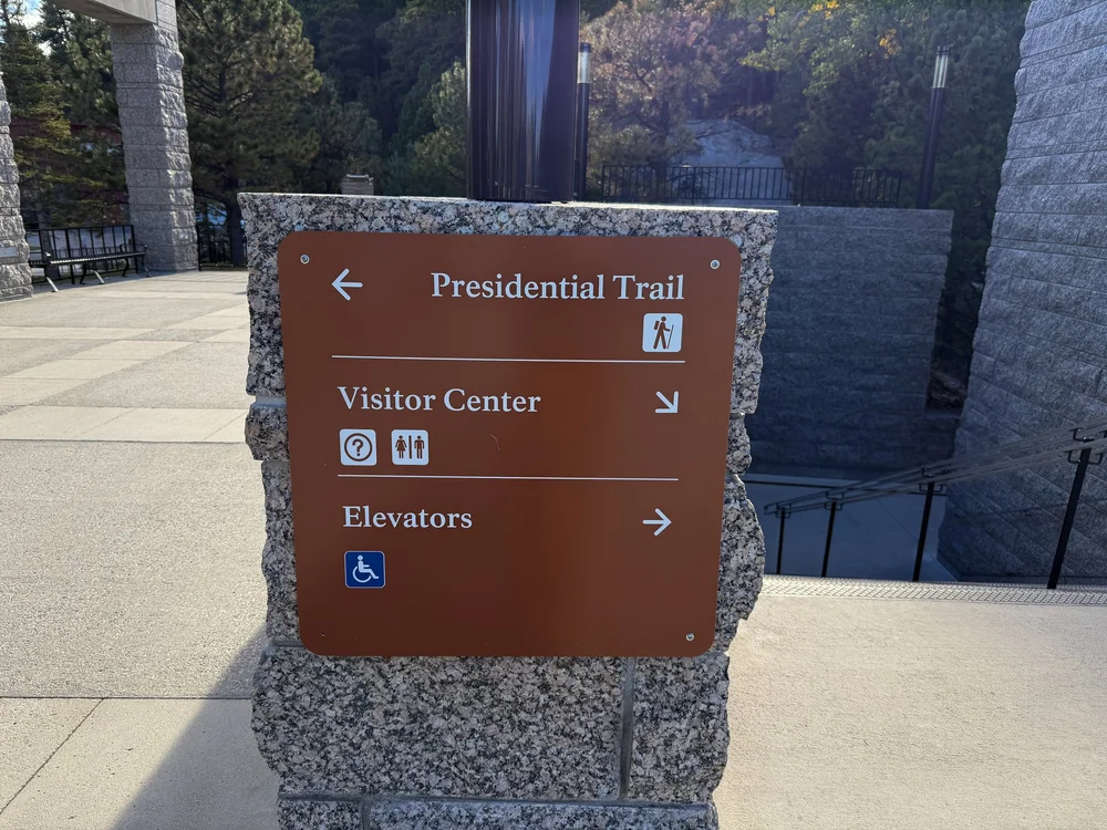 Hiking the Presidential Trail in Mount Rushmore National Memorial in ...