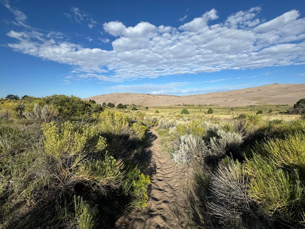 Hiking the Sand Pit Trail in Great Sand Dunes National Park — noahawaii
