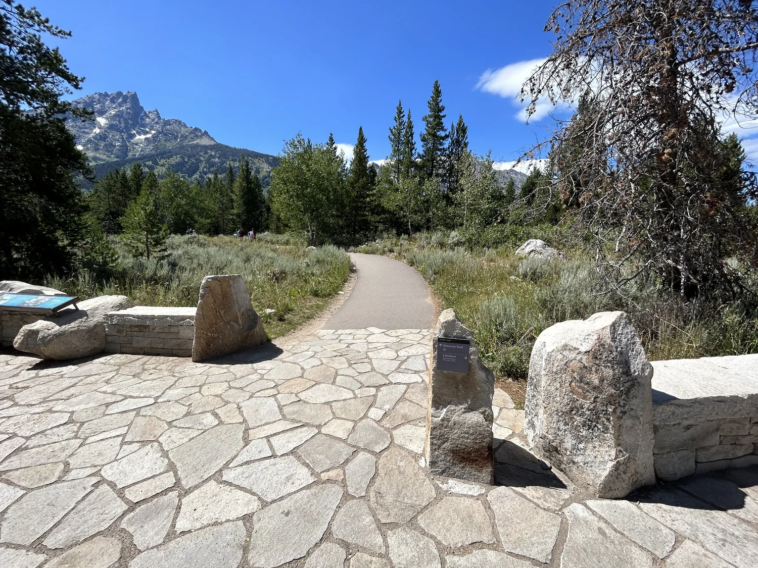 Hiking the Inspiration Point Trail via Jenny Lake Visitor Center in ...