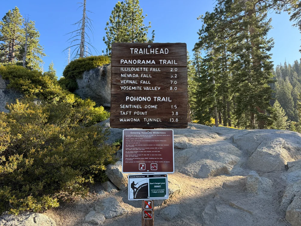 Hiking the Panorama Trail (Illilouette Falls & Panorama Point) in ...