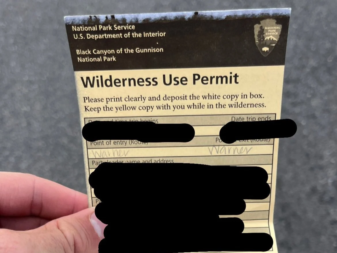 Hiking the Warner Route in Black Canyon of the Gunnison National Park ...