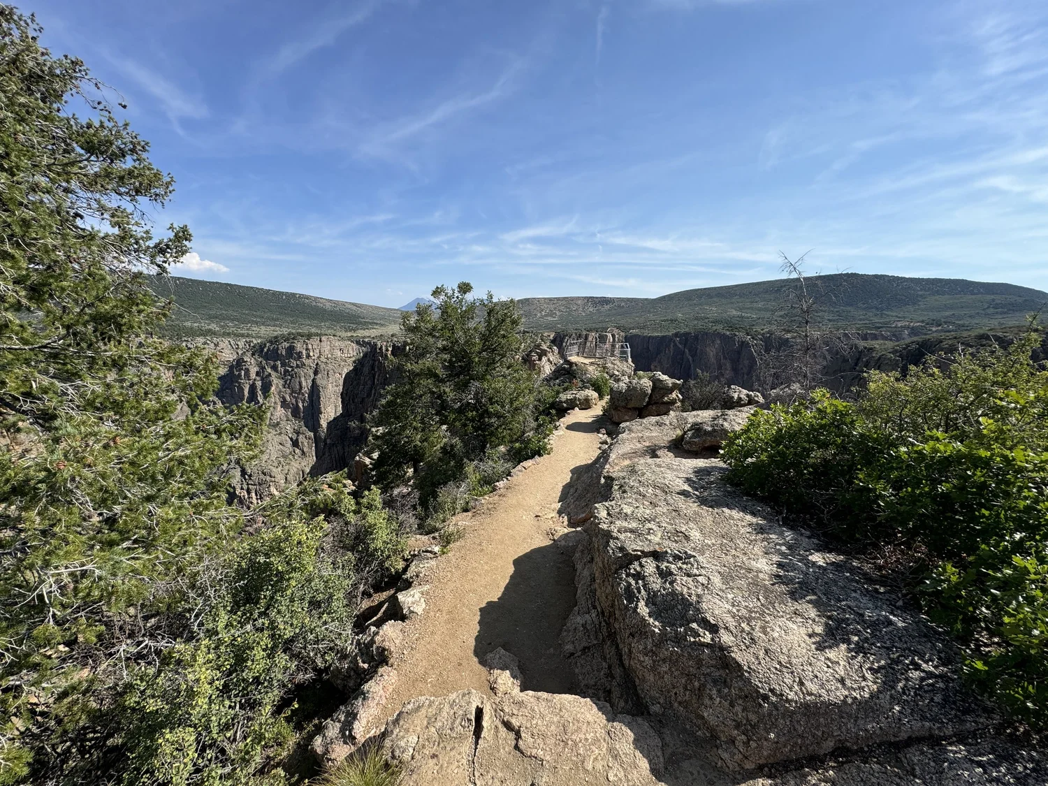 Hiking the Rock Point Trail in Black Canyon of the Gunnison National ...