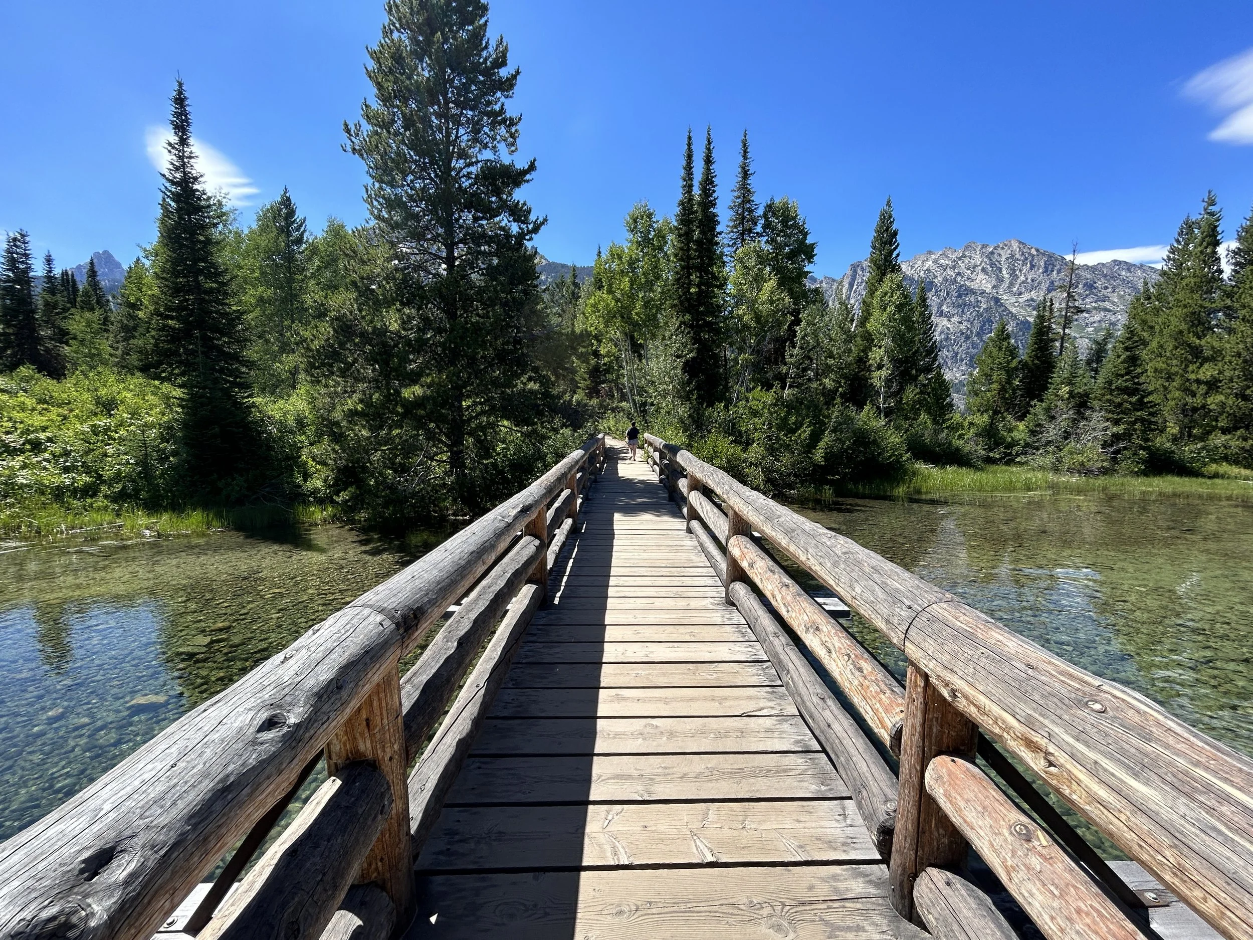 Hiking the Inspiration Point Trail via Jenny Lake Visitor Center in ...