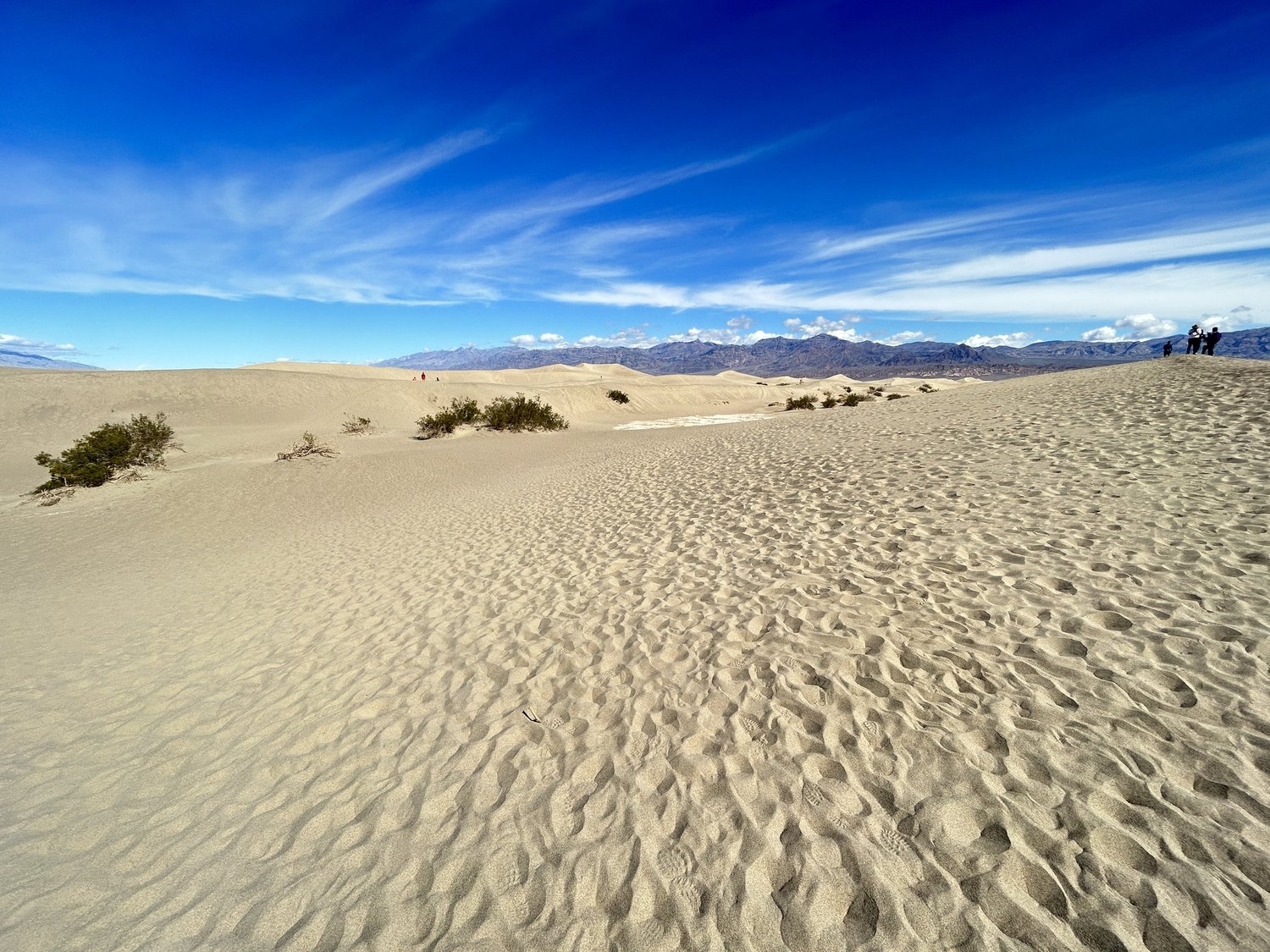 Hiking the Mesquite Flat Sand Dunes Trail (The High Dune) in Death ...