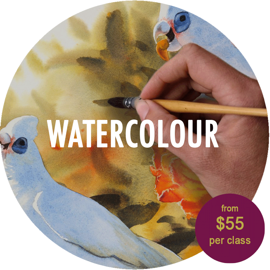 adult drawing classes in colour pencil — Artory School