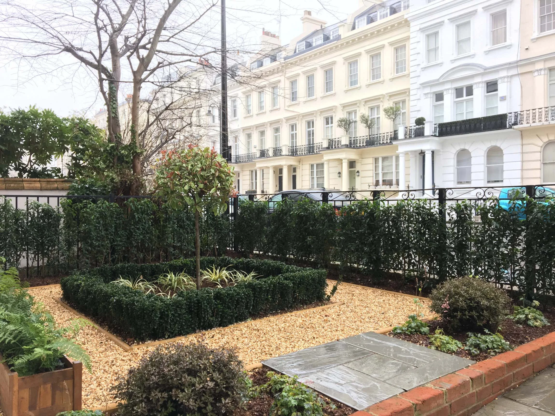 Formal front garden in Notting Hill Gate (W11) — Jane Ashley Garden ...