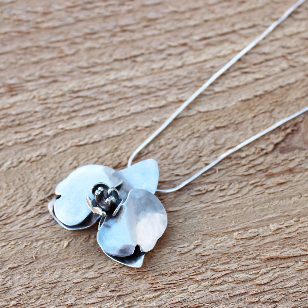 Silver Flower Jewelry