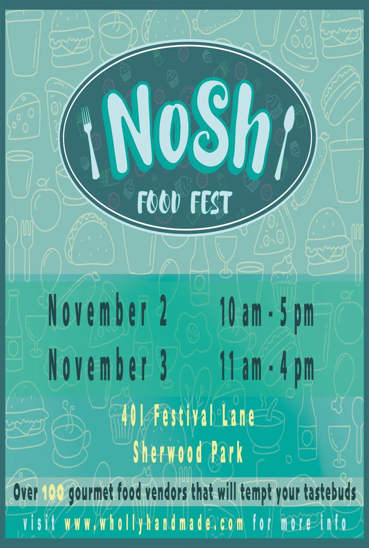 Shopping Nosh Food Fest — Wholly Handmade