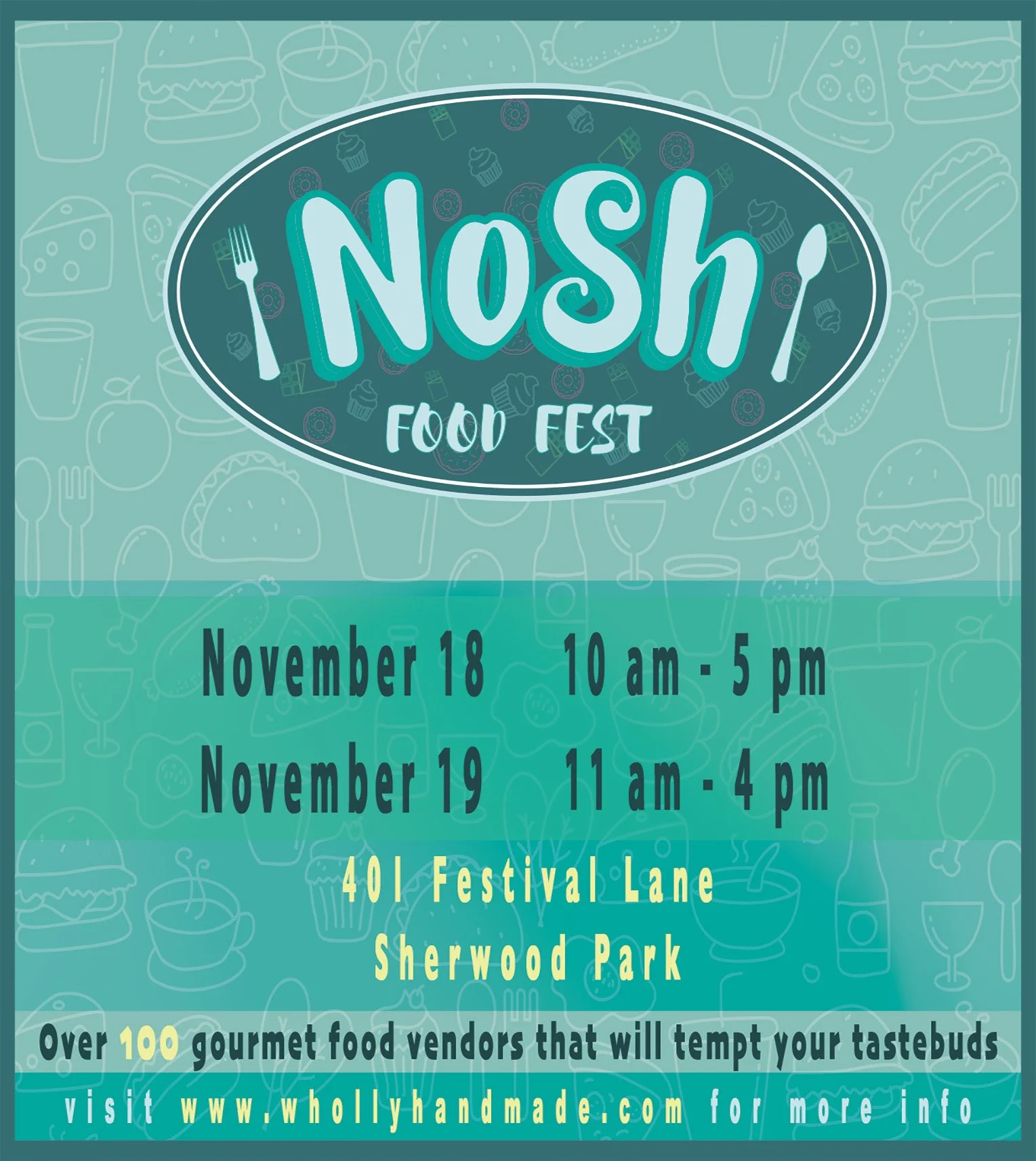 Shopping Nosh Food Fest — Wholly Handmade