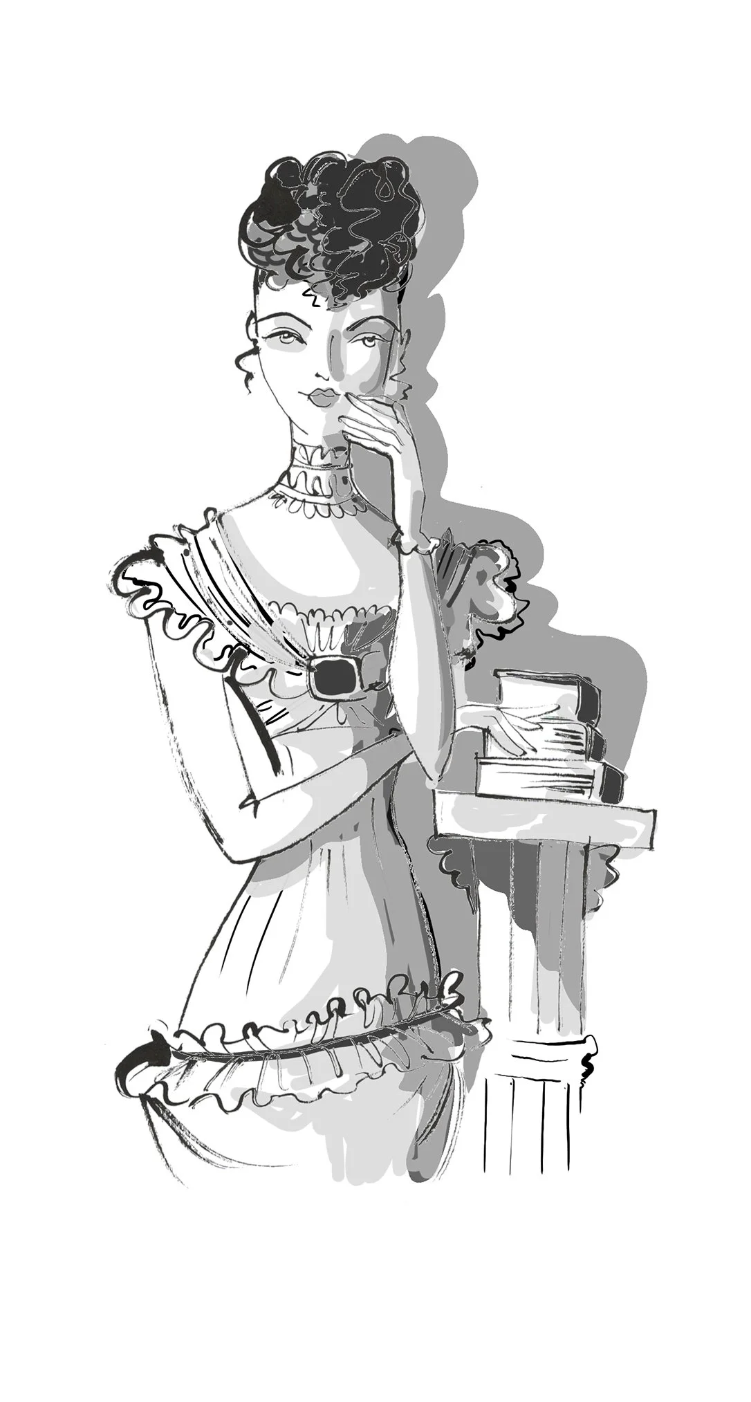BLACK & WHITES — Eva Byrne Illustration