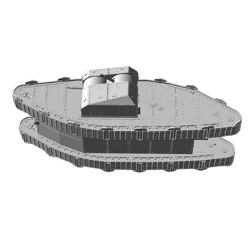 Mk.II 'Female' British Tank, Arras Battle period, 1917 1/72 MSTBX 72006 ...