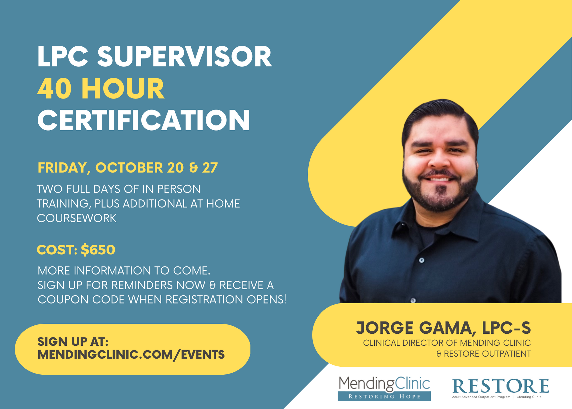 Events — Mending Clinic