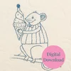 Franklin Mouse Hand Embroidery Pattern PDF File (from the Merry Mice ...