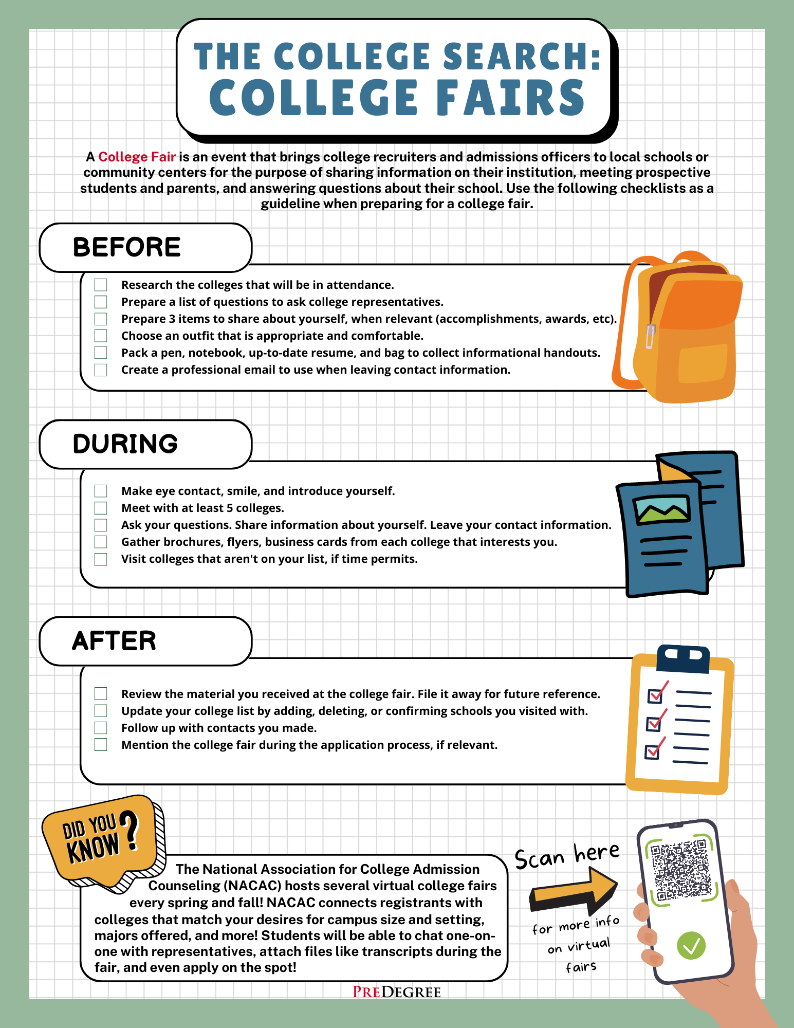 College Fairs Lesson — PREDEGREE