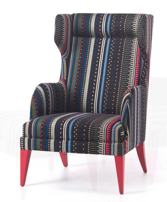 Macaron High Back Lounge Chair — Jarrett Furniture