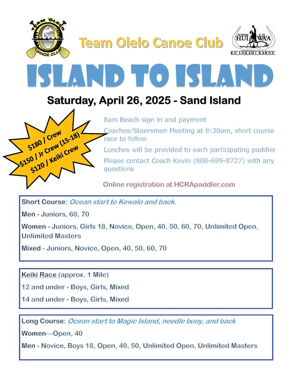 Events — Na ʻOhana O Na Hui Waʻa