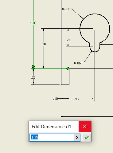 Inventor – Model Dimensions vs User Dimensions — Celtic Design Services