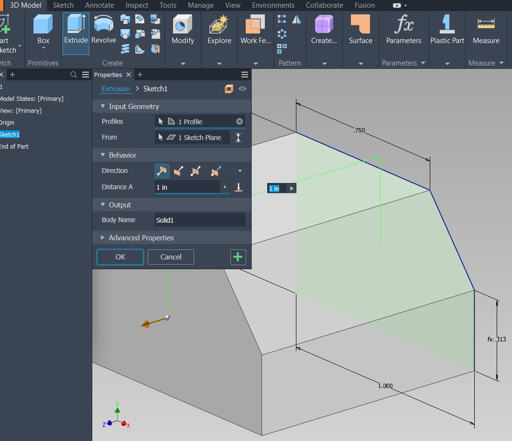 Inventor Basics - Ch 2 - The Base Features — Celtic Design Services
