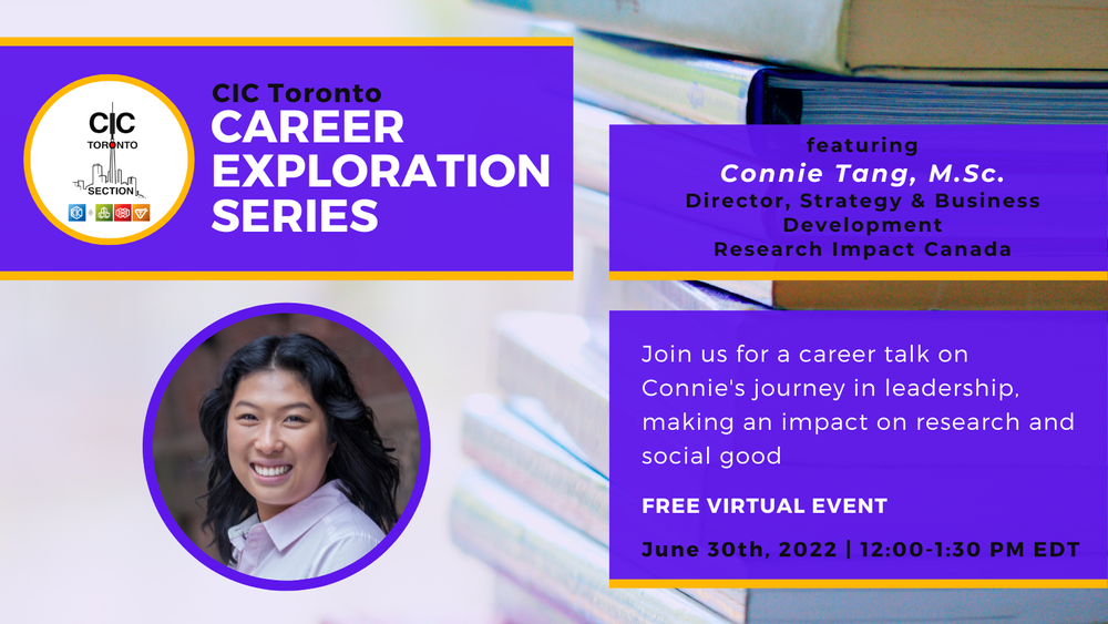 Career Exploration Series with Connie Tang — Chemical Institute of ...