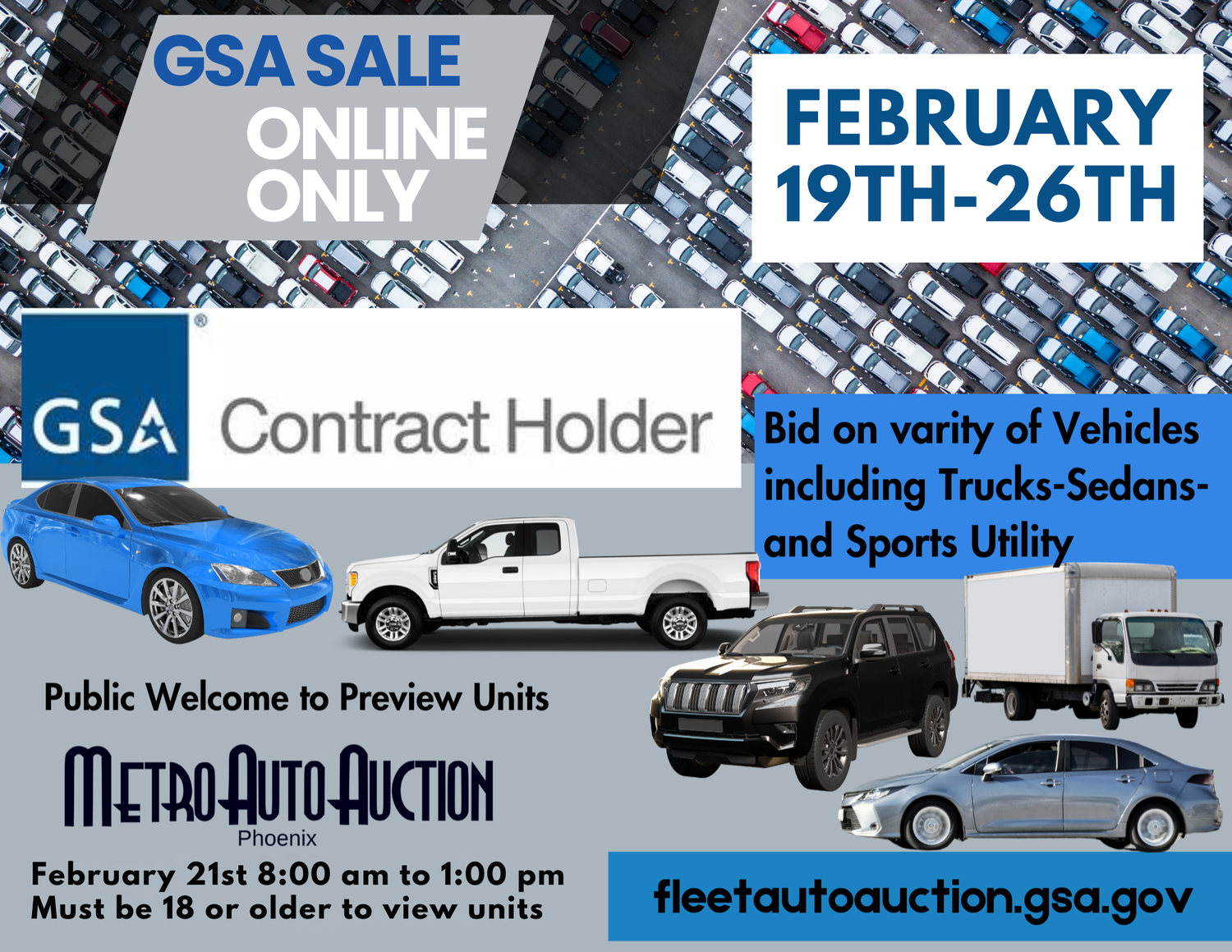 Metro Phoenix Landing — Metro Auto Auction