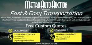 Metro Phoenix Landing — Metro Auto Auction