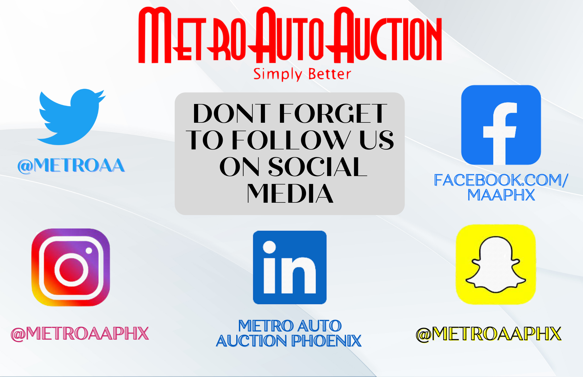 Metro Phoenix Landing — Metro Auto Auction