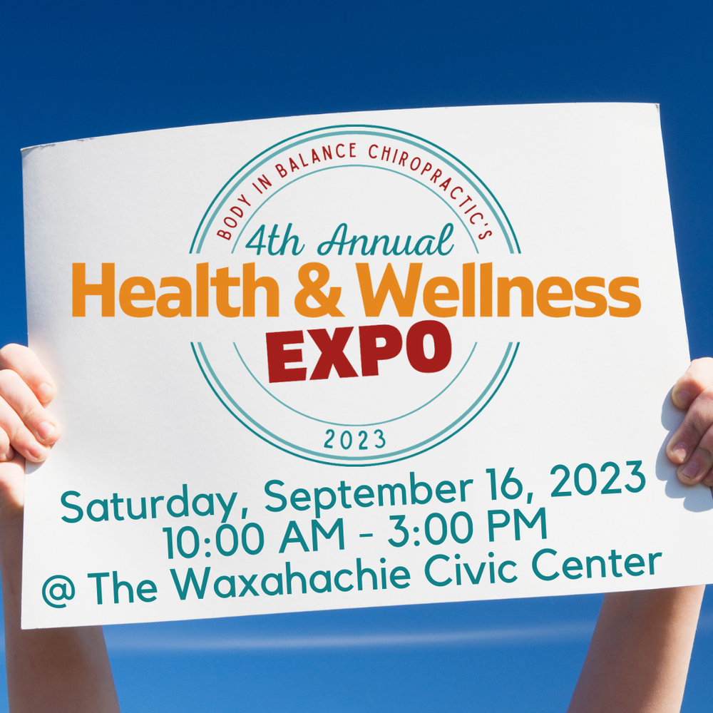 Health & Wellness EXPO - 9/16/23 Waxahachie, TX — Body in Balance