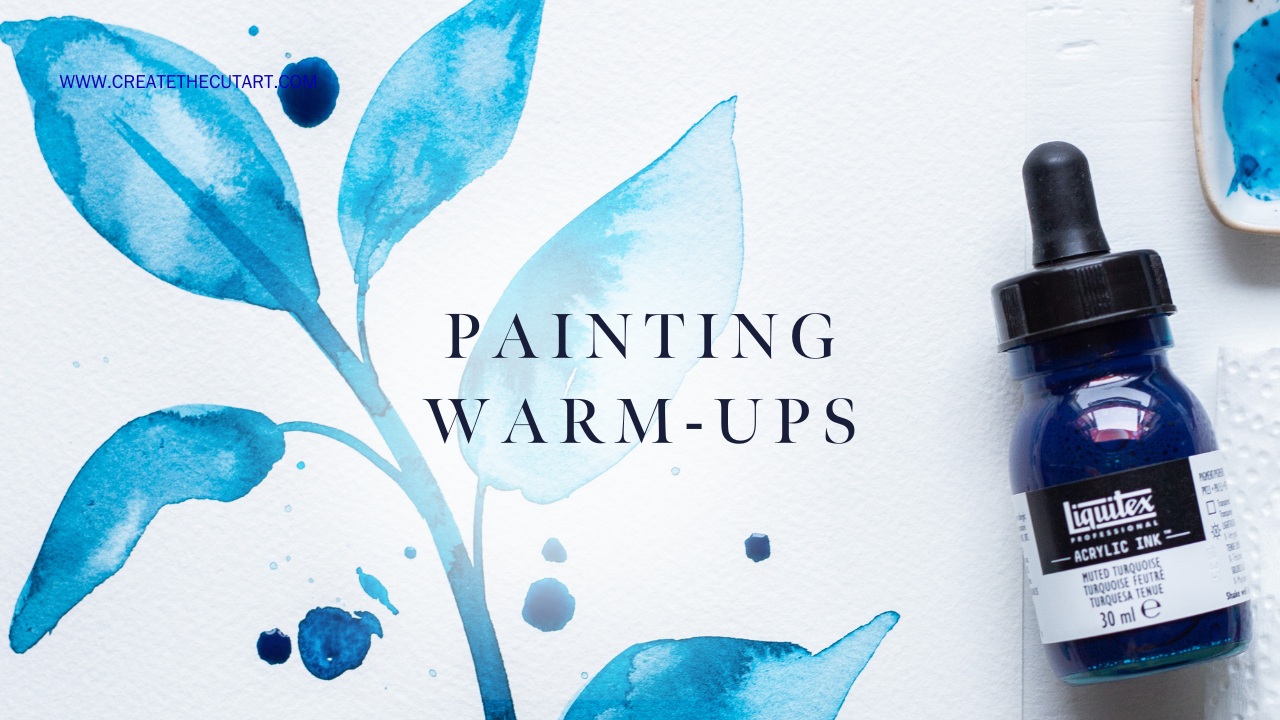 Muted Turquoise Leaves — Create The Cut - Art